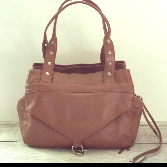 Botkier | Bags | Botkier Trigger Tan Camel Leather Satchel Purse | Poshmark
